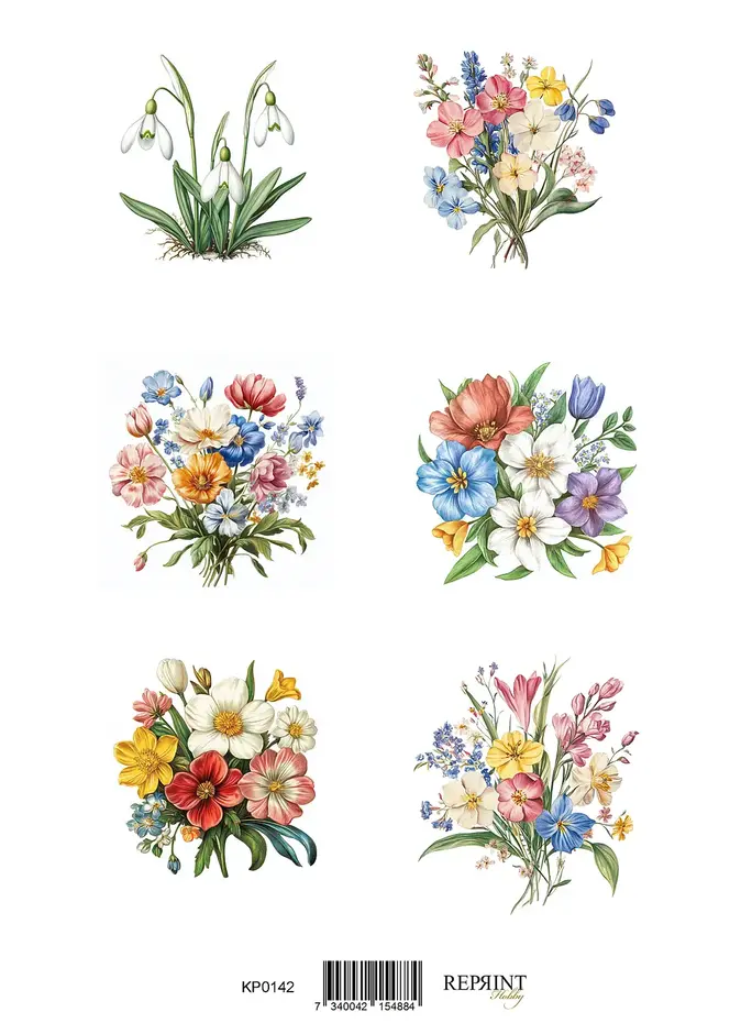 Reprint Spring A4 Cutouts (KPA4107) - Paperpads.nl