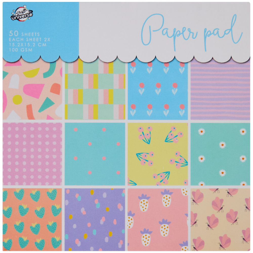 Craft Universe Soft Spring 6x6 Inch Paper Pad (3209239) - Paperpads.nl