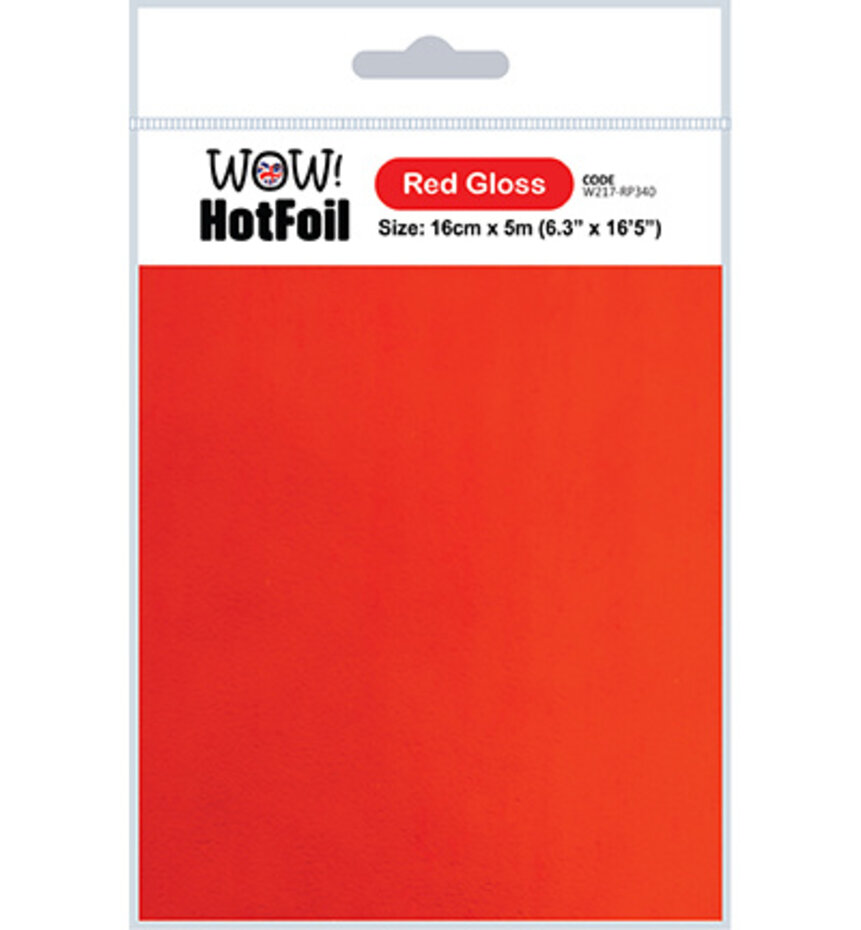 WOW! Red Gloss Hot Foil (W217-RP340) - Paperpads.nl