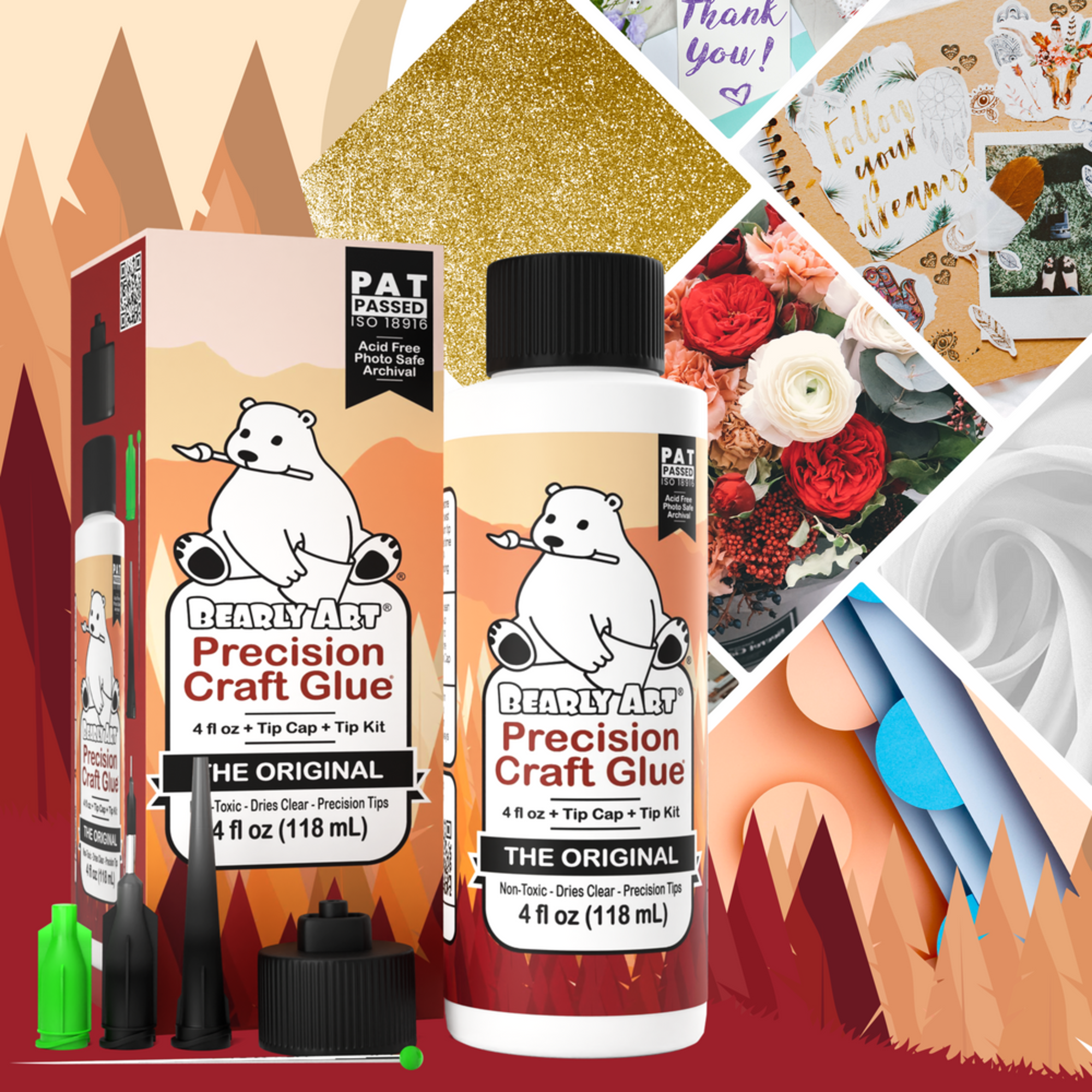 Bearly Art Precision Craft Glue The Original (PCG04E) - Paperpads.nl