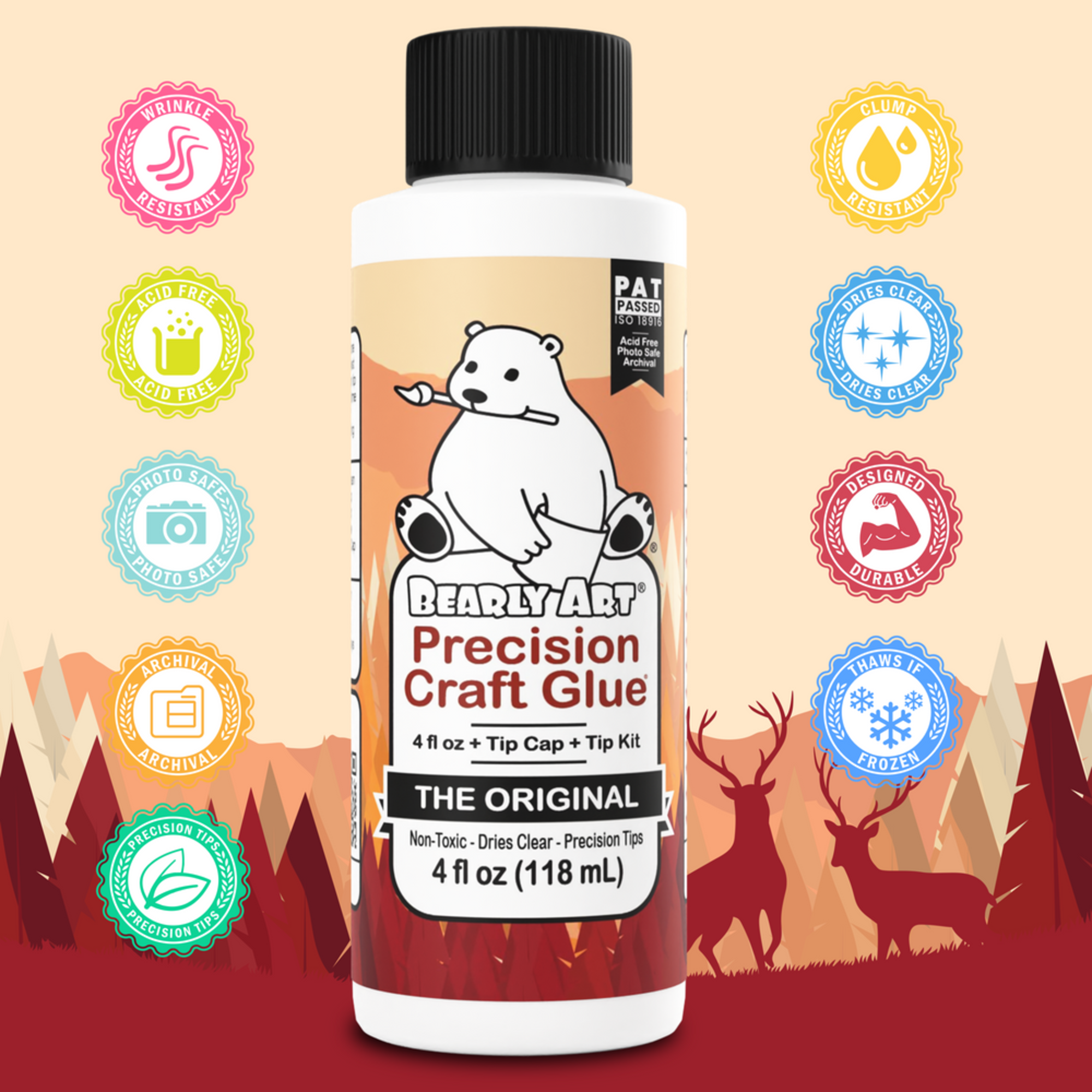 Bearly Art Precision Craft Glue The Original (PCG04E) - Paperpads.nl