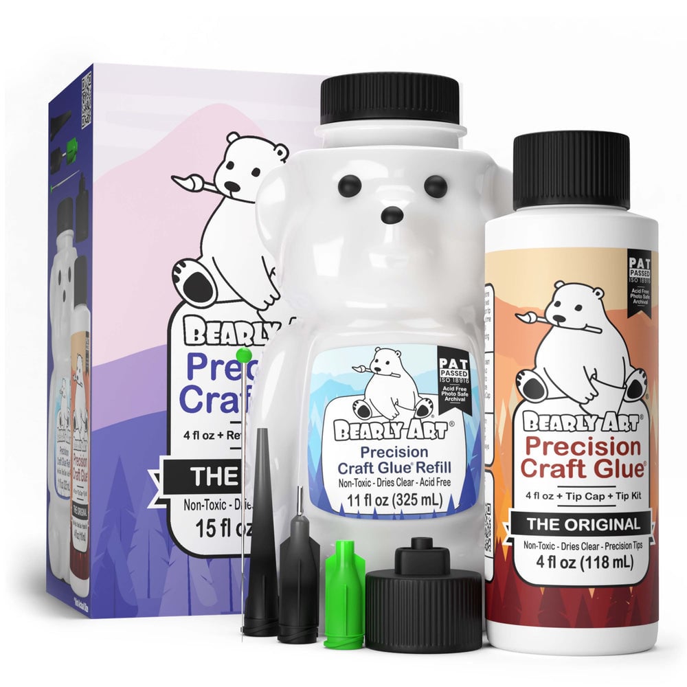 Bearly Art Precision Craft Glue The Bundle (PCG15E) - Paperpads.nl