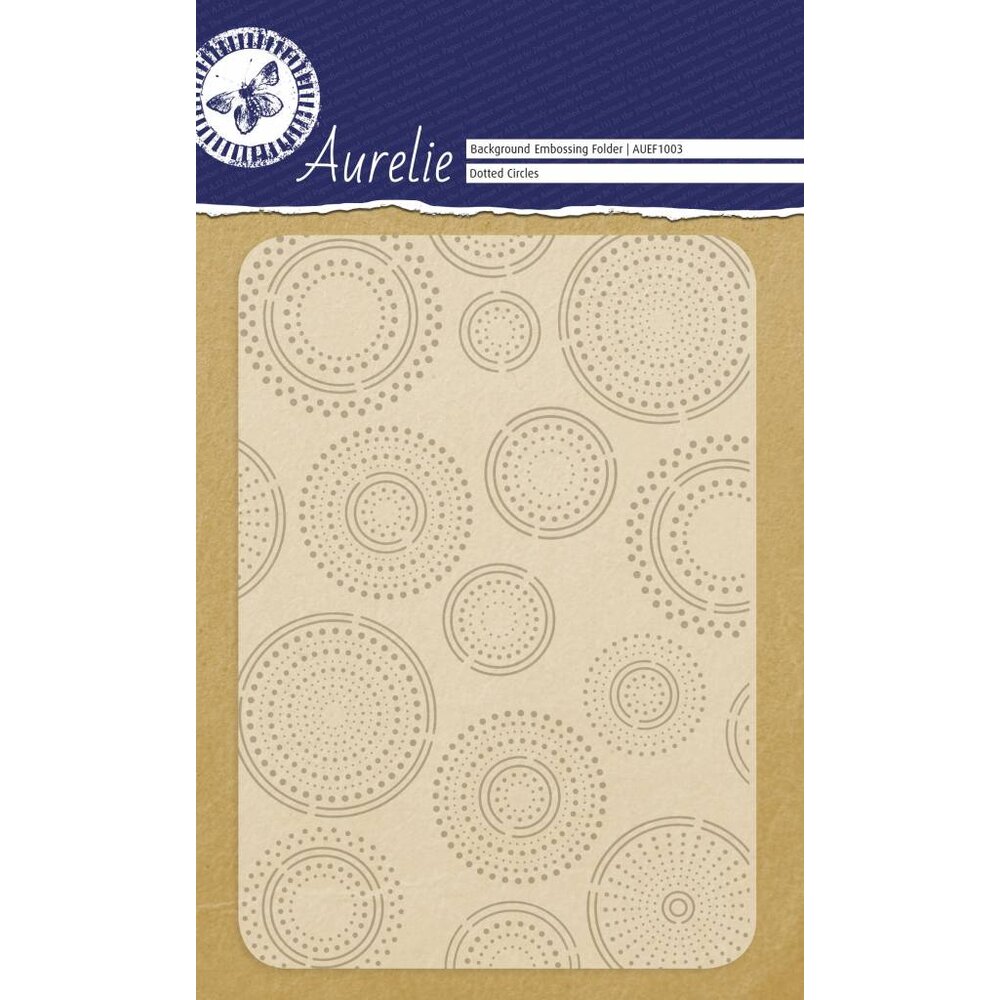 Dotted Circles Background Embossing Folder (AUEF1003) - Paperpads.nl