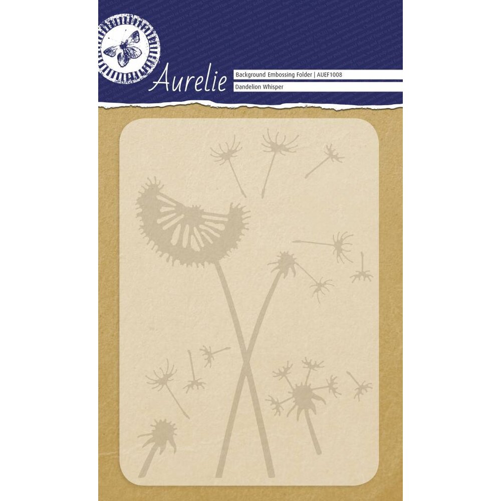 Dandelion Whisper Background Embossing Folder (AUEF1008) - Paperpads.nl