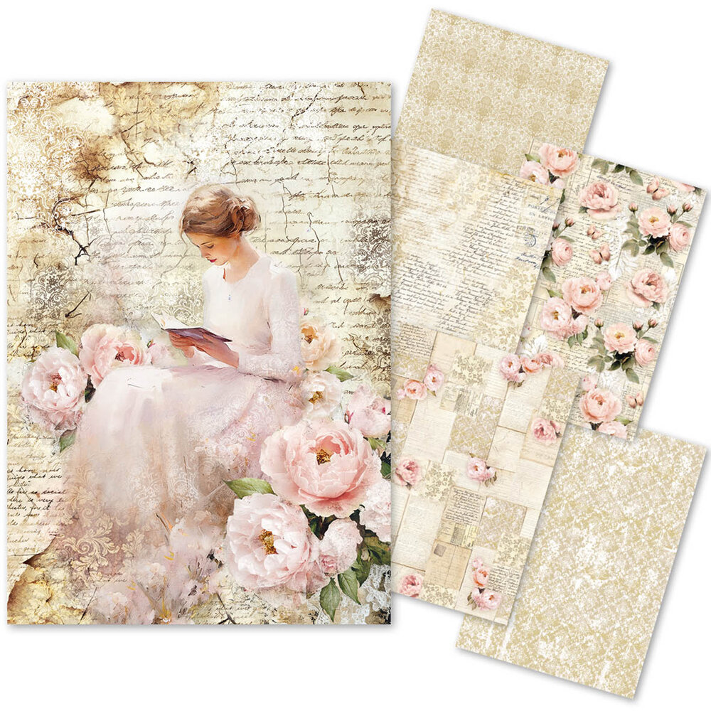 Ciao Bella Papercrafting Tissue Paper A4 A Timeless Love (HA002 ...