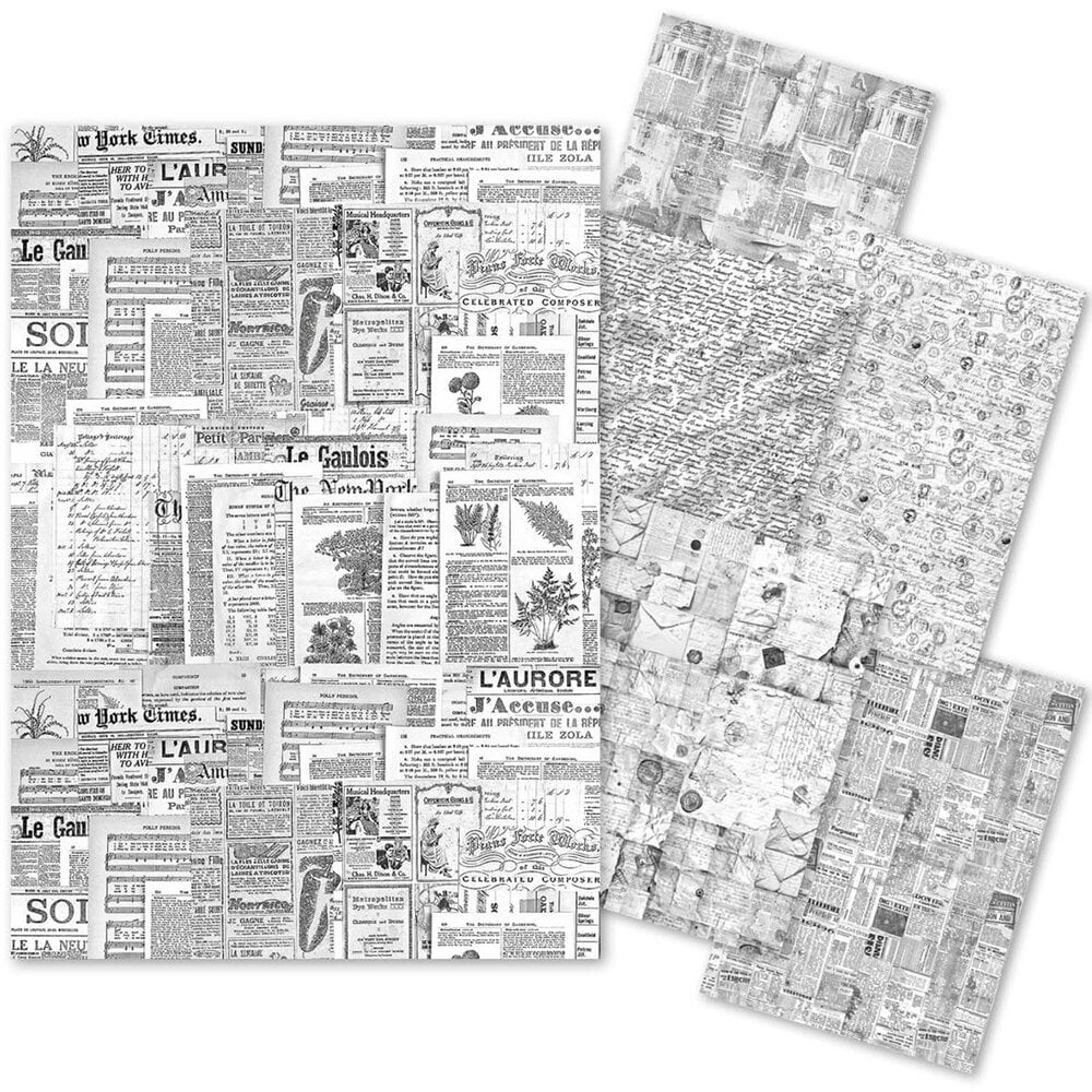 Ciao Bella Papercrafting Tissue Paper A4 Storybook (HA009) - Paperpads.nl