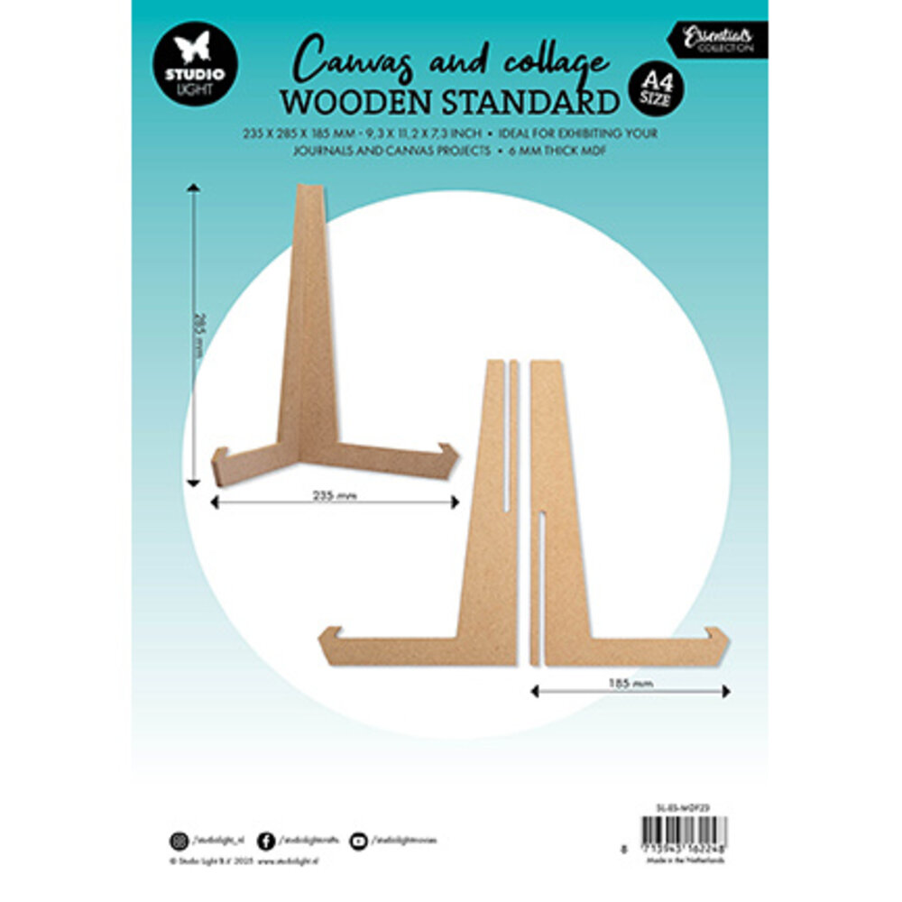 Studio Light Essentials A4 MDF Journal & Canvas Stand (SL-ES-MDF23 ...