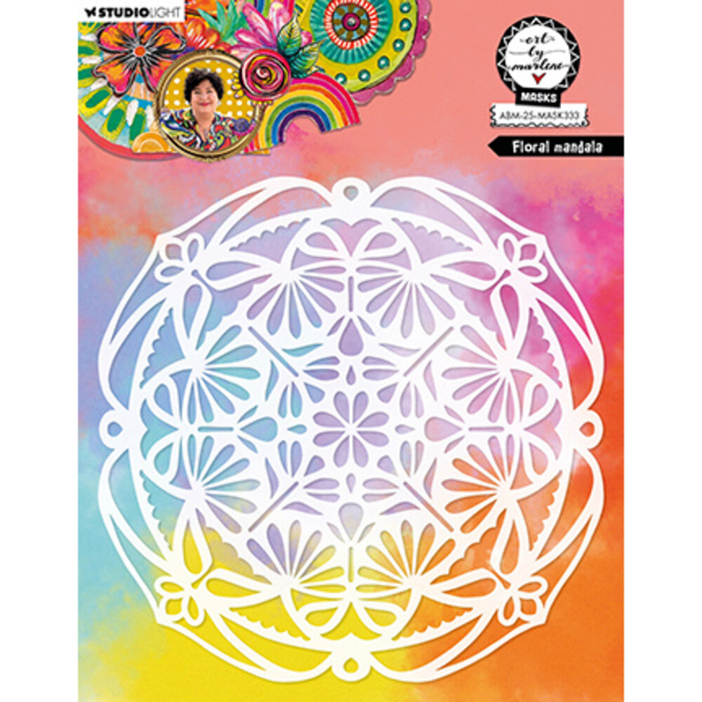 Studio Light Masking Stencil Floral Mandala (ABM-25-MASK333) - Paperpads.nl