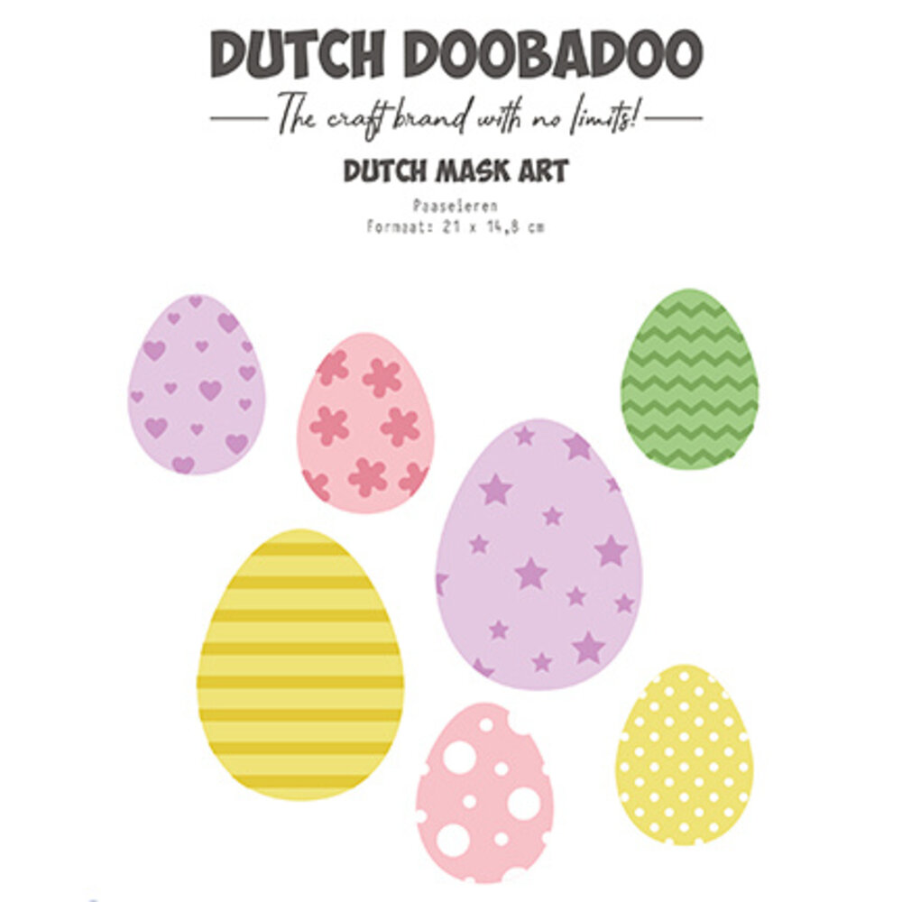 Dutch Doobadoo Dutch Mask Art Easter Eggs (470.784.369) - Paperpads.nl