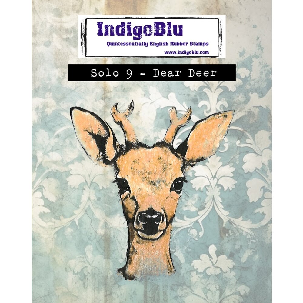 IndigoBlu Dear Deer Solo Rubber Stamp (IND1394) - Paperpads.nl