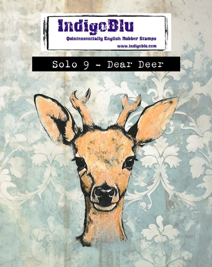 IndigoBlu Dear Deer Solo Rubber Stamp (IND1394) - Paperpads.nl