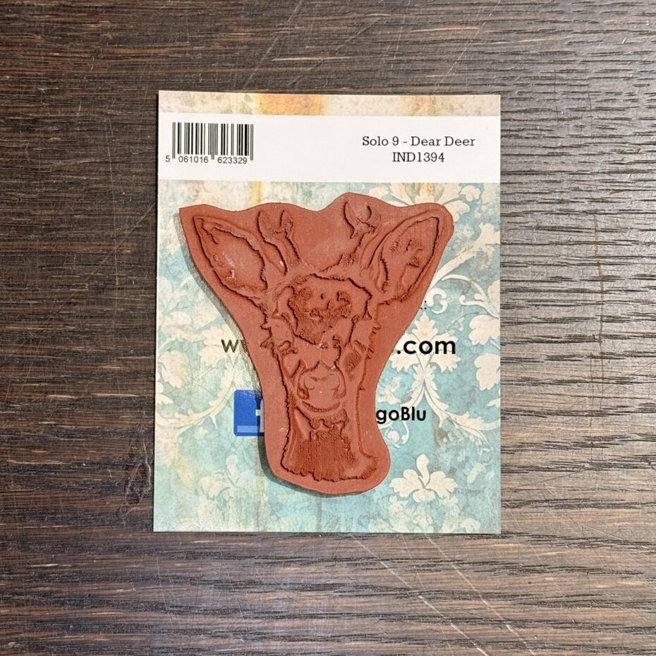 IndigoBlu Dear Deer Solo Rubber Stamp (IND1394) - Paperpads.nl