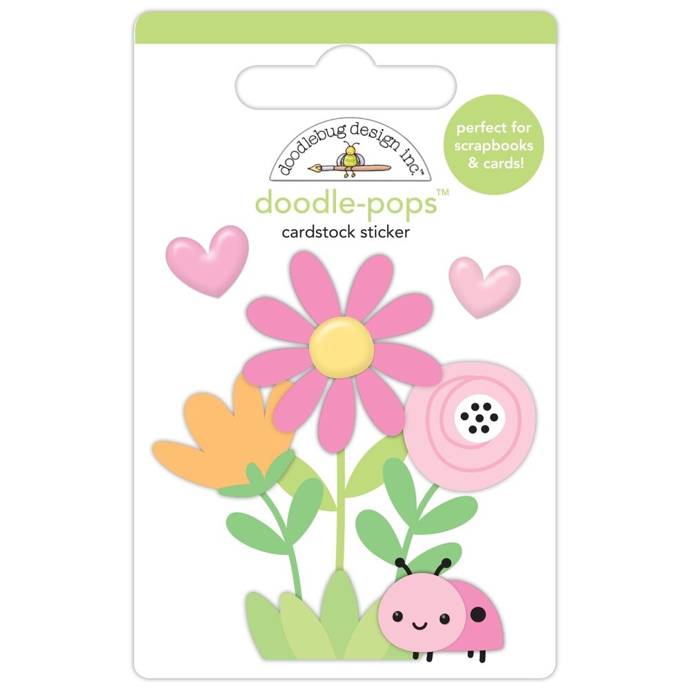 Doodlebug Design Butterfly Kisses Ladybug Garden Doodle-Pops (8781 ...