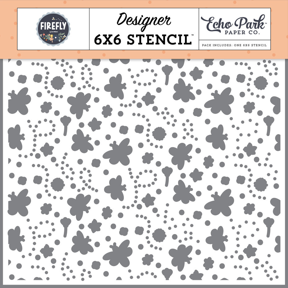Echo Park Firefly Stencil Firefly Sky (FLY434033) - Paperpads.nl
