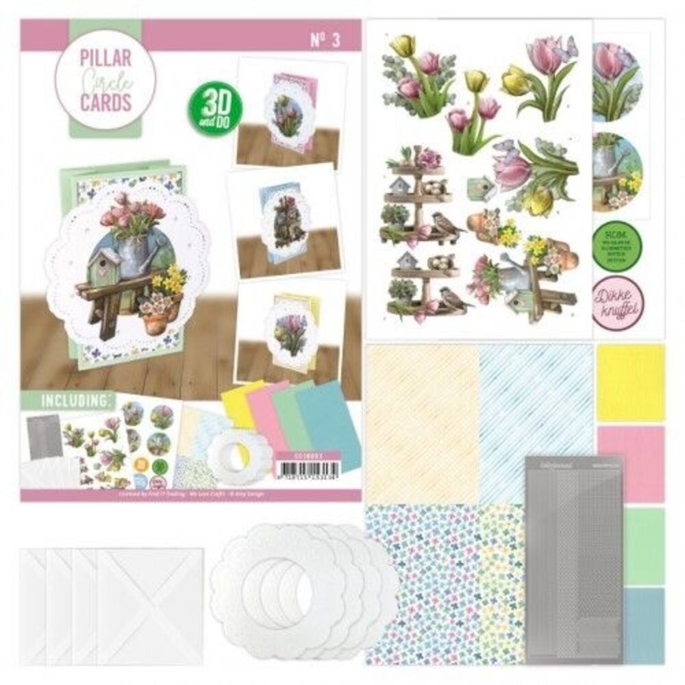 Find It Trading 3D and Do Pillar Circle Cards Spring Landscapes (CC100 ...