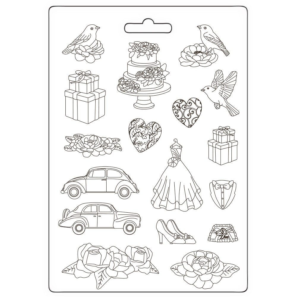 Stamperia Timeless A4 Soft Mould (K3PTA4592) - Paperpads.nl