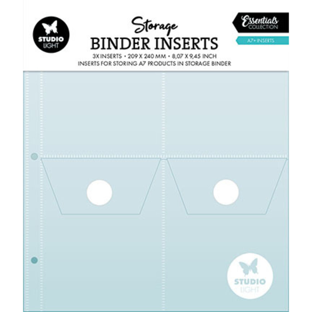 Studio Light Essentials Storage Binder Inserts A7 (SL-TO-STOR12) - Paperpads.nl