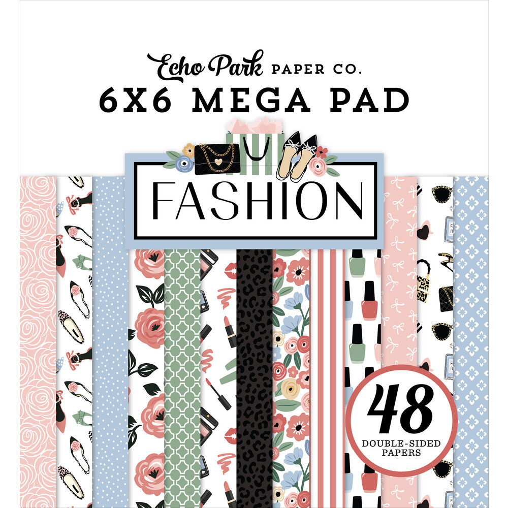 Echo Park Fashion 6x6 Inch Mega Pad (FSH445031) - Paperpads.nl
