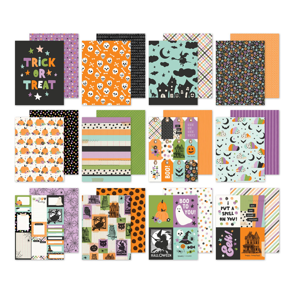 Simple Stories Spooky Things 6x8 Inch Paper Pad (24915) - Paperpads.nl