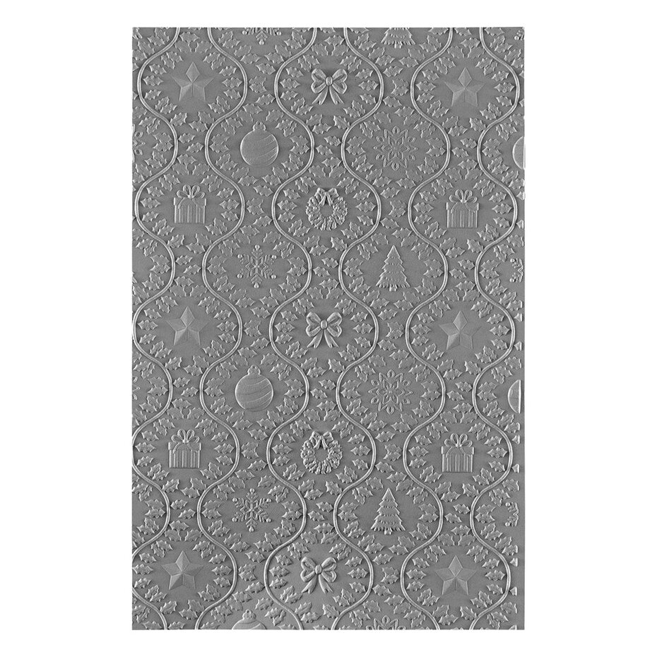 Spellbinders Country Christmas 3D Embossing Folder (E3D-144) - Paperpads.nl