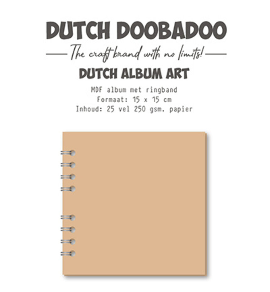 Dutch Doobadoo MDF Album Art Notebook (474.300.015) - Paperpads.nl