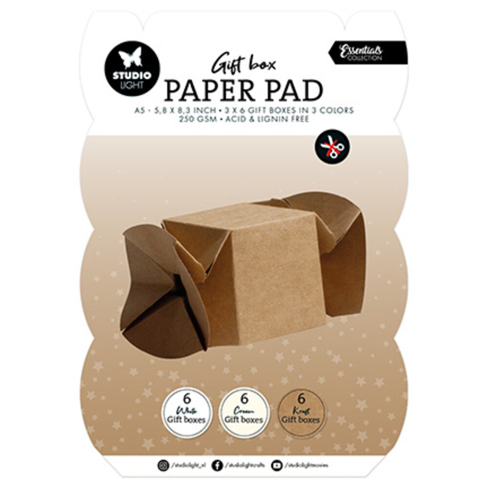 Studio Light Essentials Candybox Gift Box Paper Pad (SL-ES-GBPP356 ...