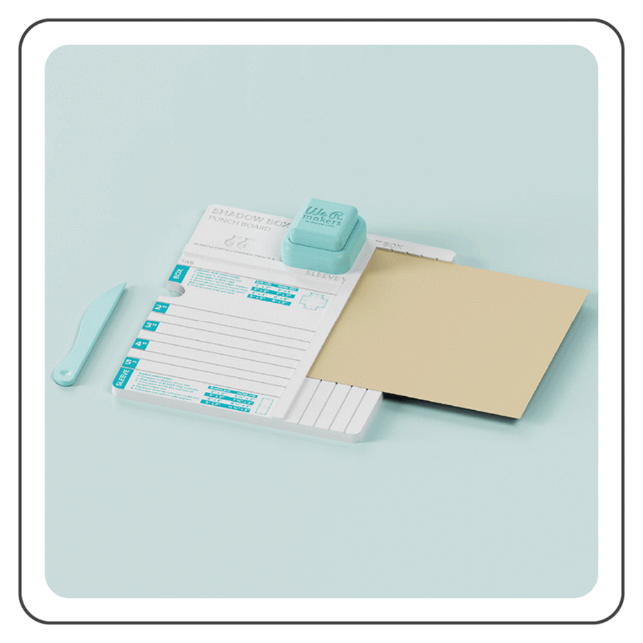 We R Memory Keepers Shadow Box Punch Board (60001201) - Paperpads.nl