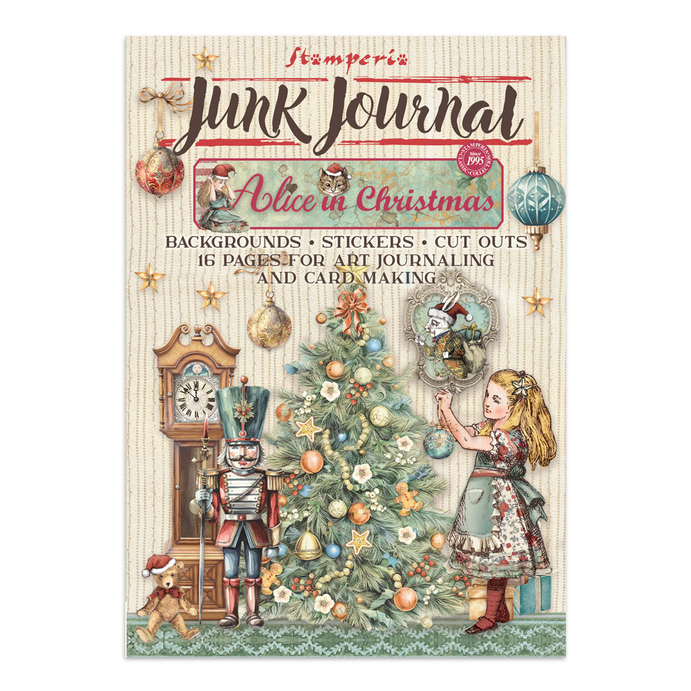 Stamperia Alice in Christmas Junk Journal (SBJK03) - Paperpads.nl