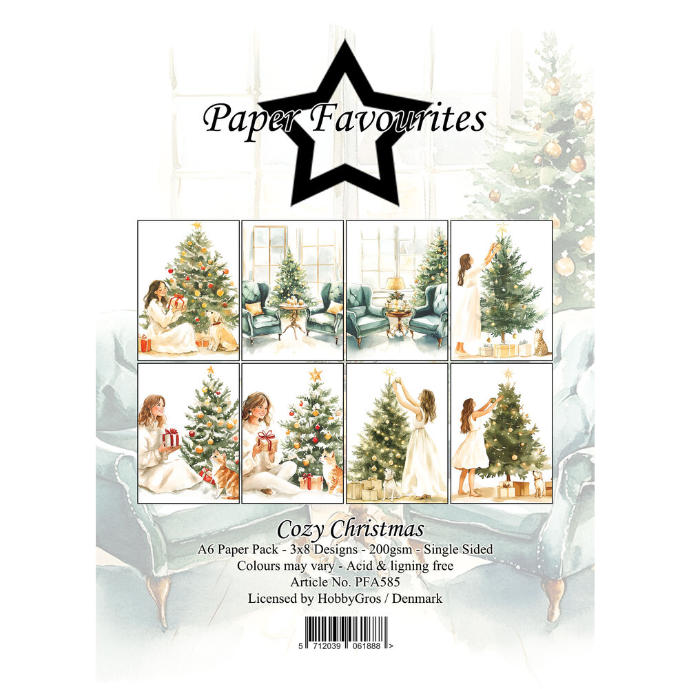 Paper Favourites Cozy Christmas A6 Paper Pad (PFA585) - Paperpads.nl