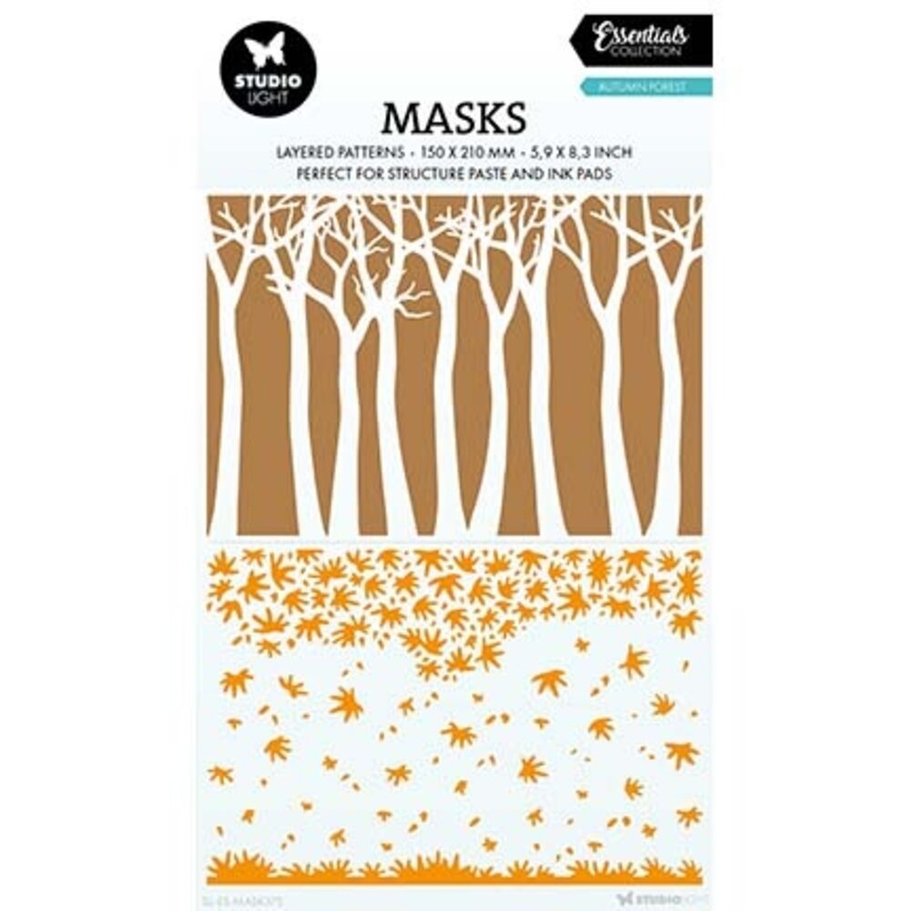 Studio Light Essentials Masking Stencil Autumn Forest (SL-ES-MASK373 ...