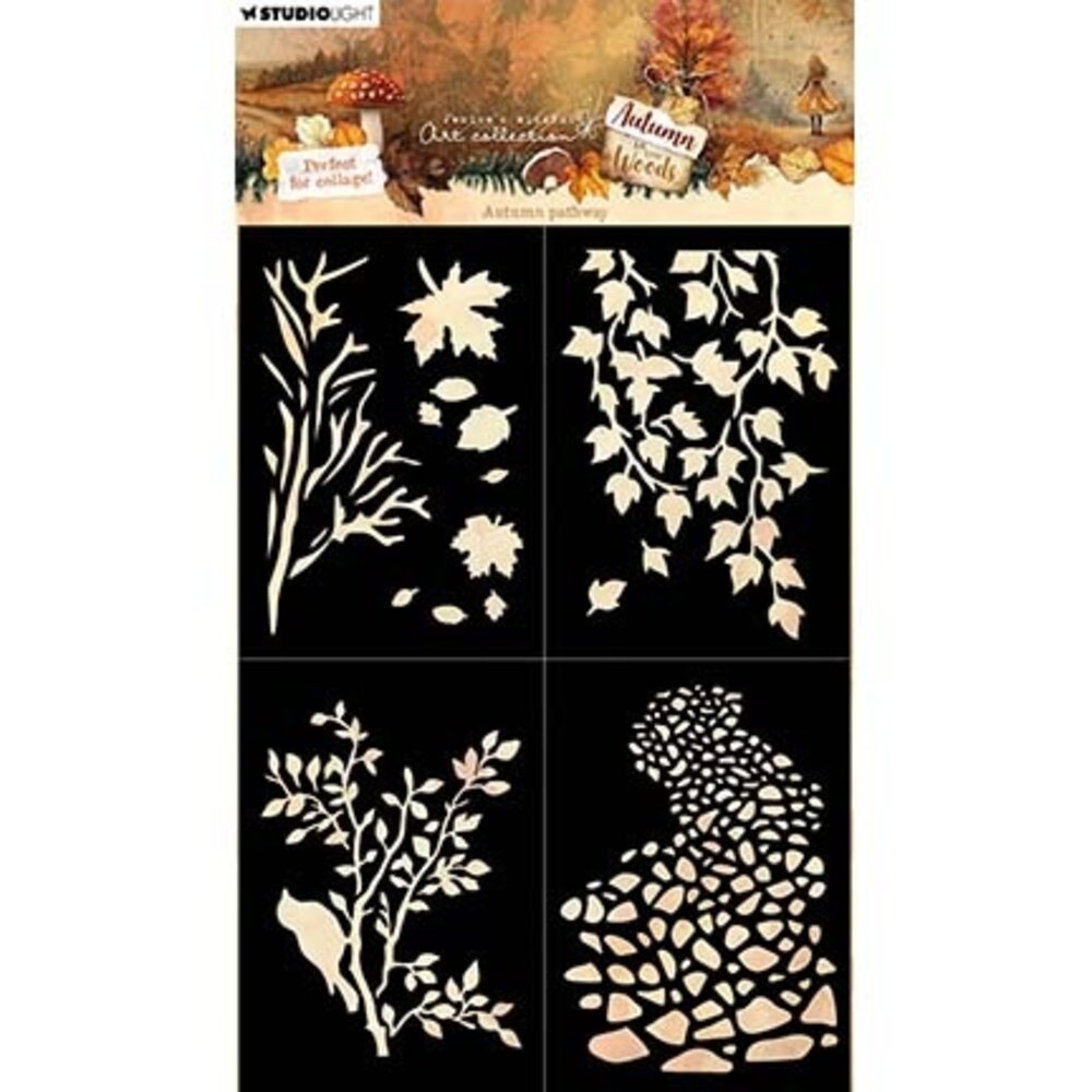 Studio Light Autumn In The Woods Masking Stencil Autumn Pathway (JMA-A ...