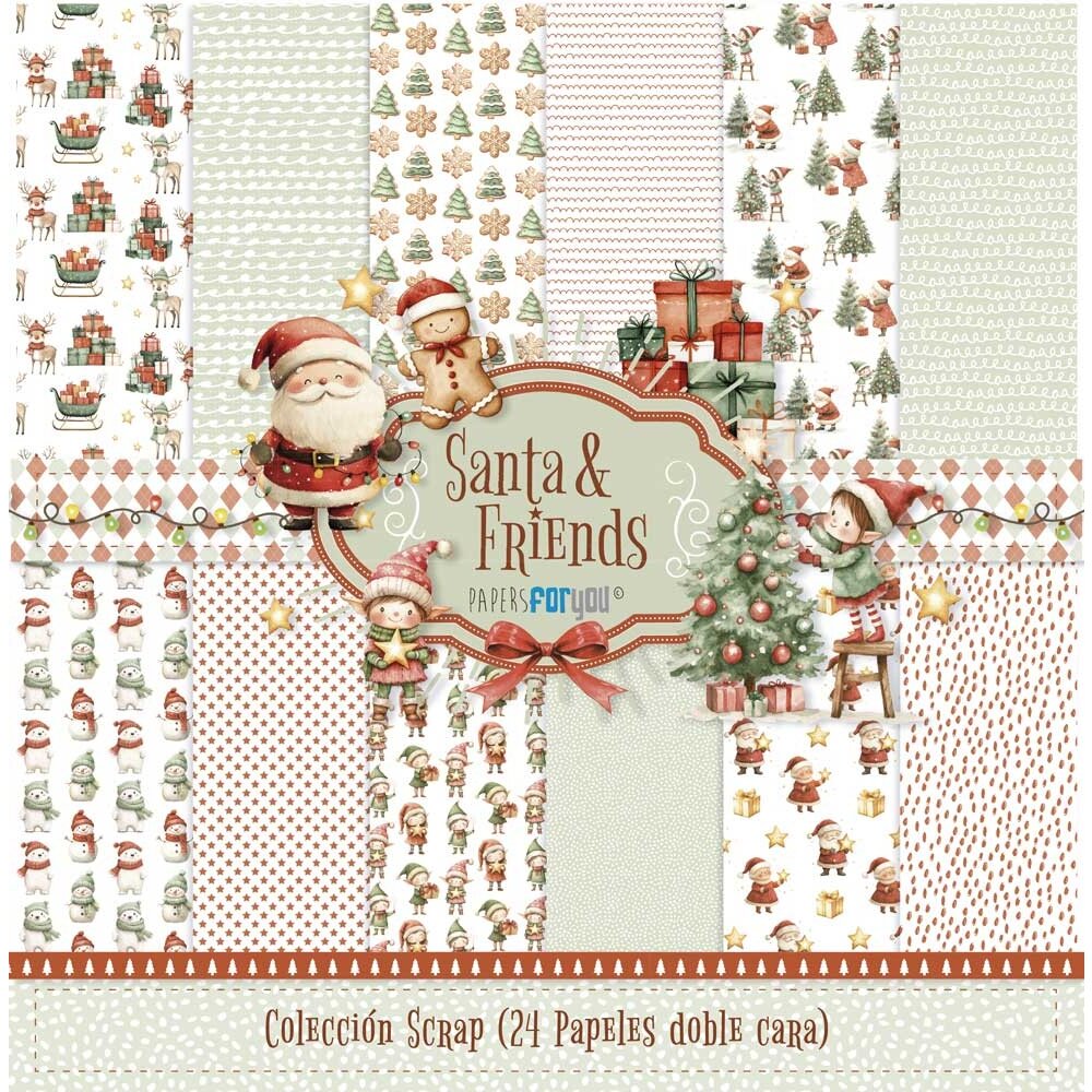 Papers For You Santa & Friends 6x6 Inch Paper Pack (PFY-15401 ...