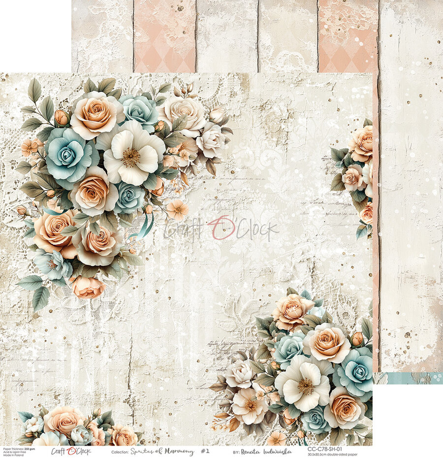Craft O'Clock Sprites of Harmony 8x8 Inch Paper Set (CC-C78-SH-07 ...