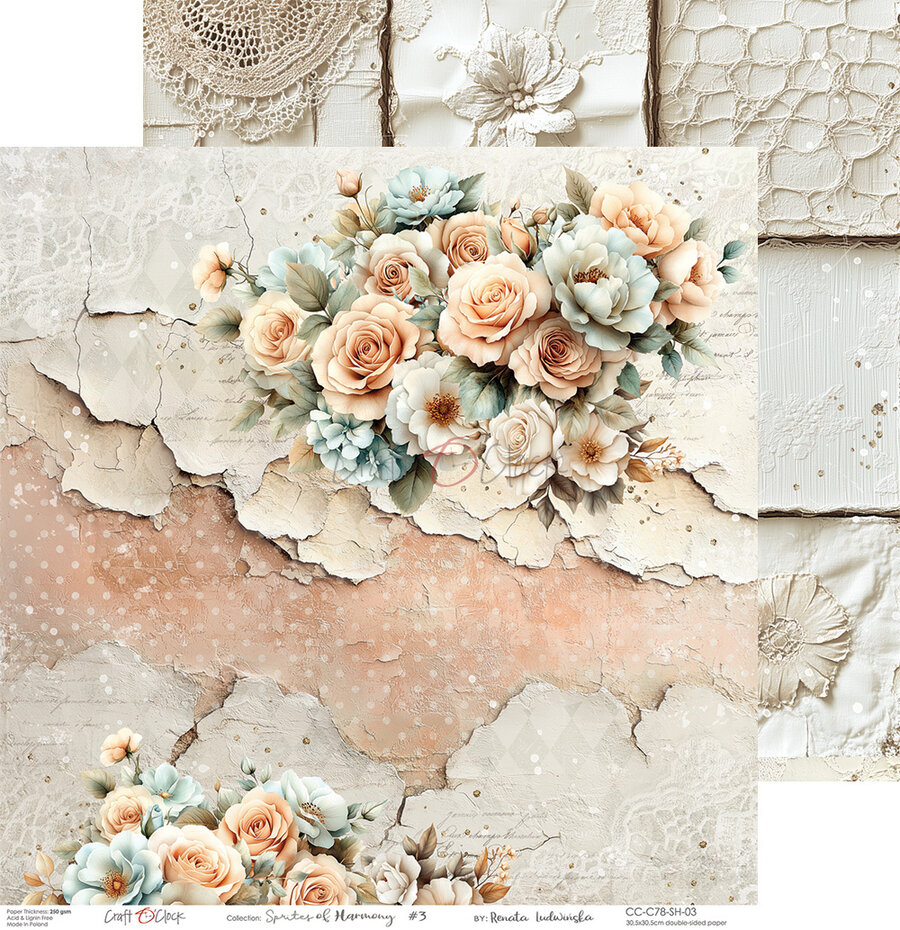 Craft O'Clock Sprites of Harmony 8x8 Inch Paper Set (CC-C78-SH-07 ...