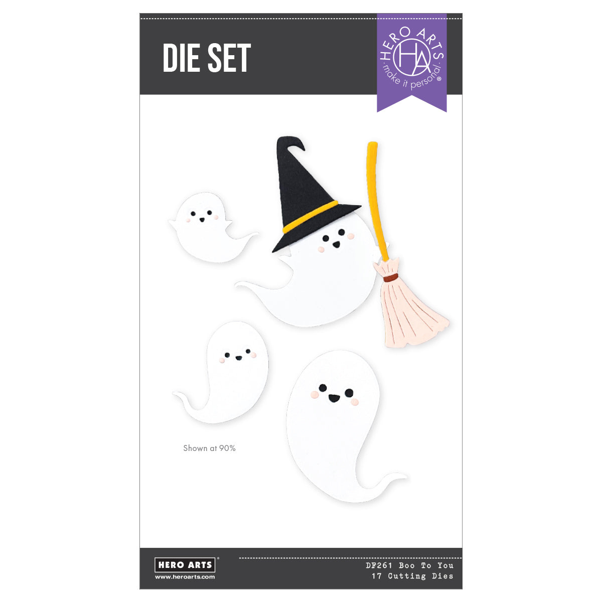 Hero Arts Hocus Pocus Boo to You Dies (DF261) - Paperpads.nl