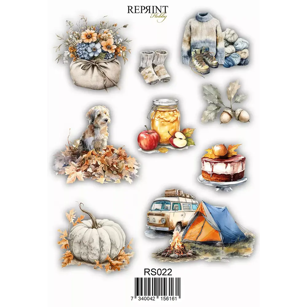 Reprint Cozy Season Stickers (RS022) - Paperpads.nl