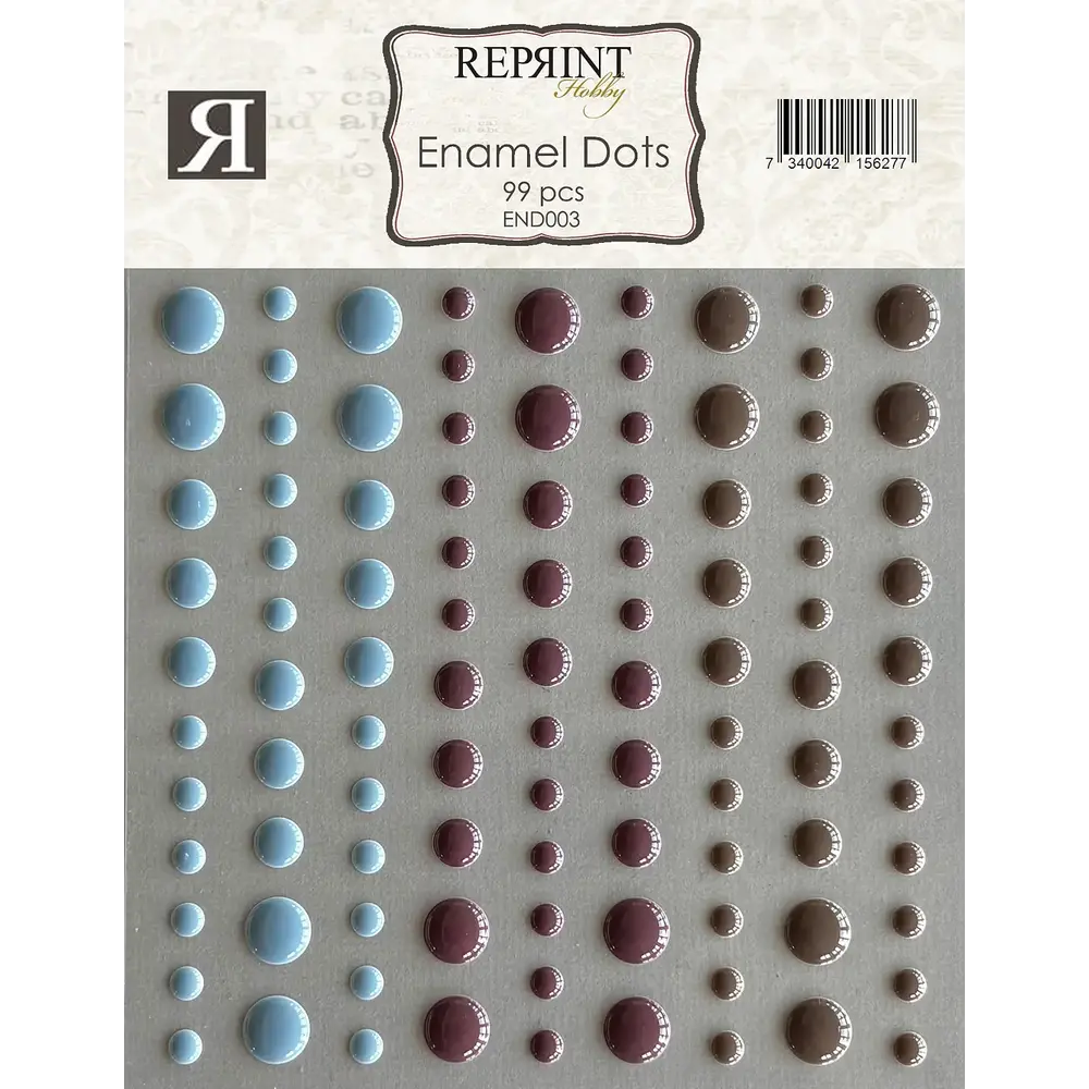 Reprint Deck the Halls Enamel Dots (END003) - Paperpads.nl