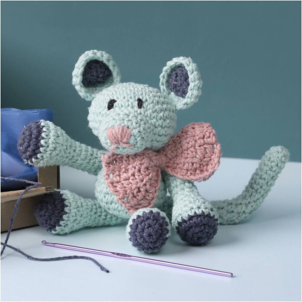 Creative Company Hobbyset Haken Muis (977876) - Paperpads.nl
