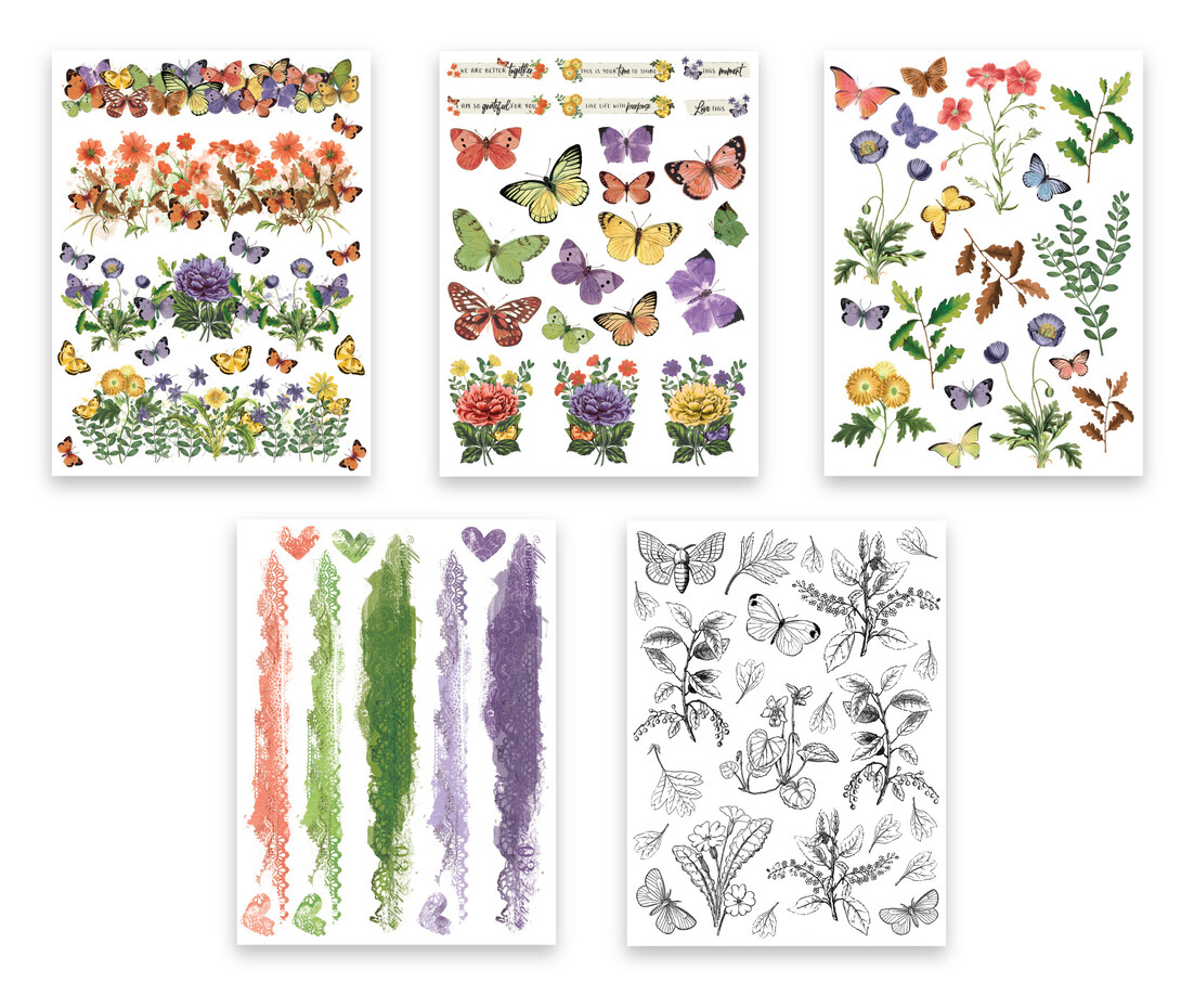 Arden Creative Studio Laurel Grove Sticker Book (ACSSB0001) - Paperpads.nl