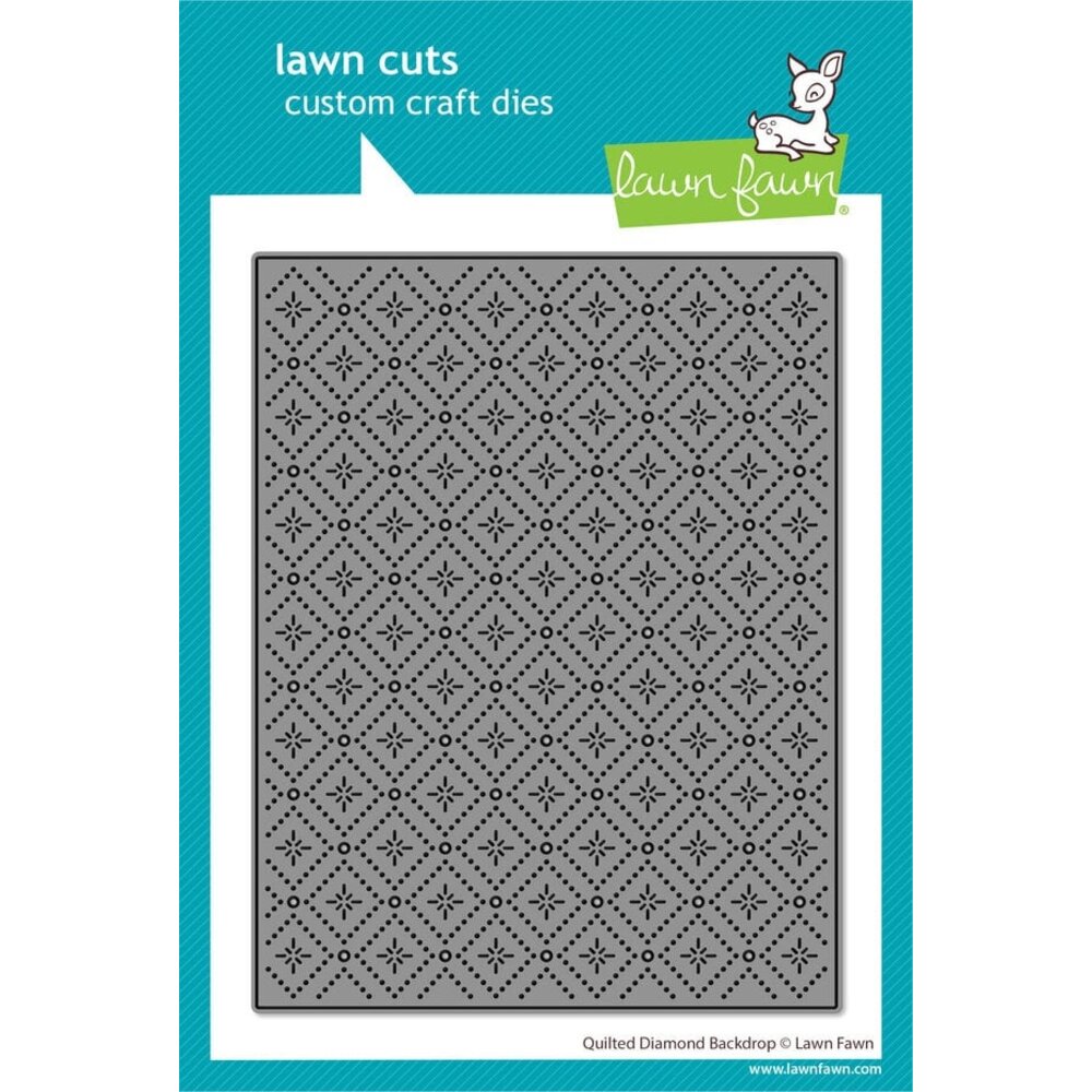 Lawn Fawn Quilted Diamond Backdrop Dies (LF3920) - Paperpads.nl