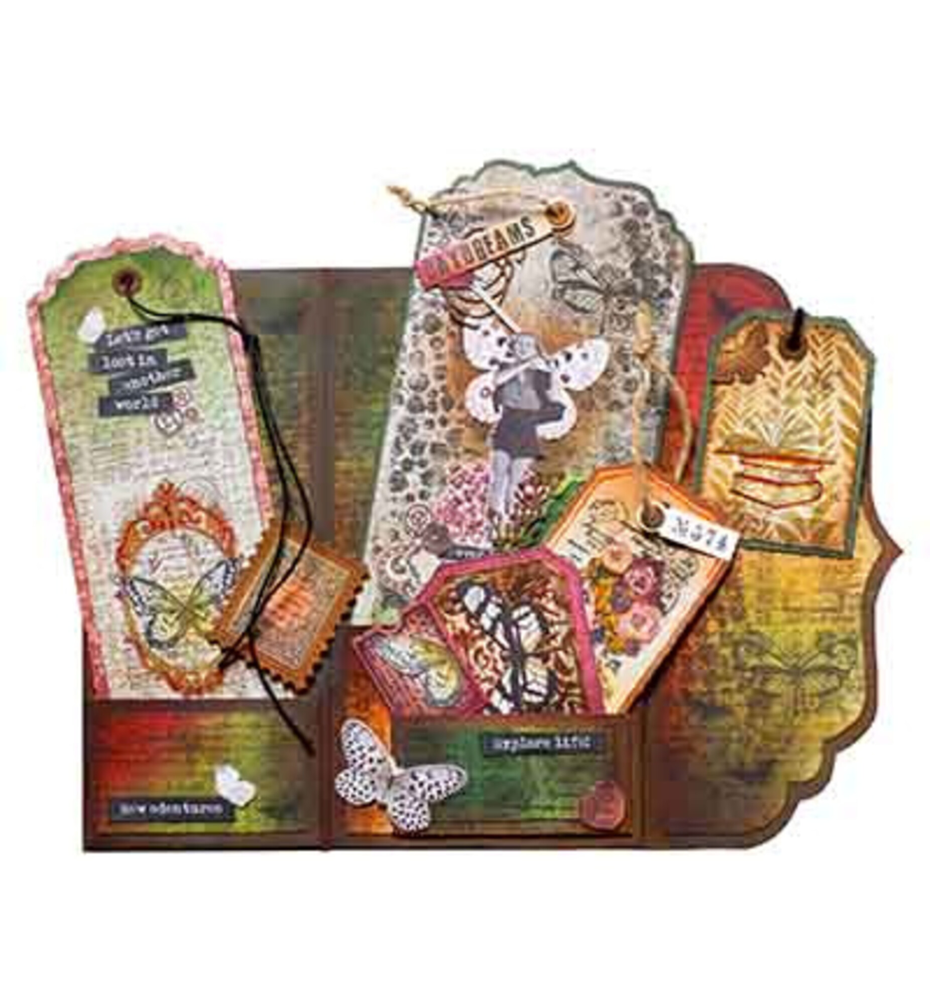 Studio Light Grunge Craft Stencil Tag Envelope (SL-GR-STEN09 ...