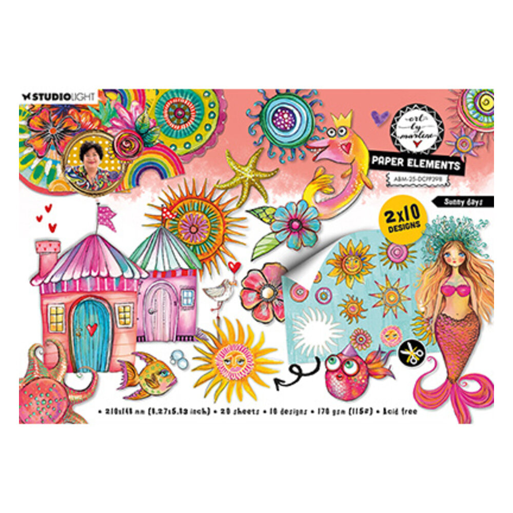 Studio Light Sunny Days A5 Die-Cut Paper Pad (ABM-25-DCPP398 ...