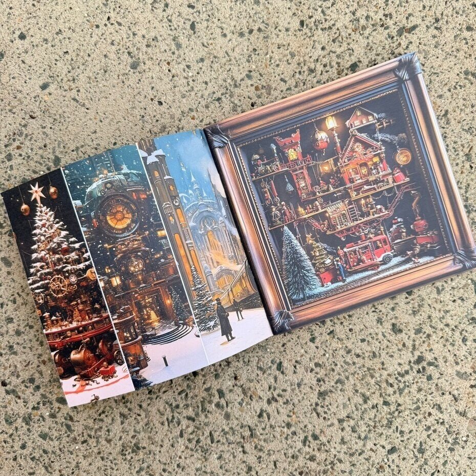 IndigoBlu Steampunk Winterfest 6x6 Inch Paper Book (IND1448) - Paperpads.nl