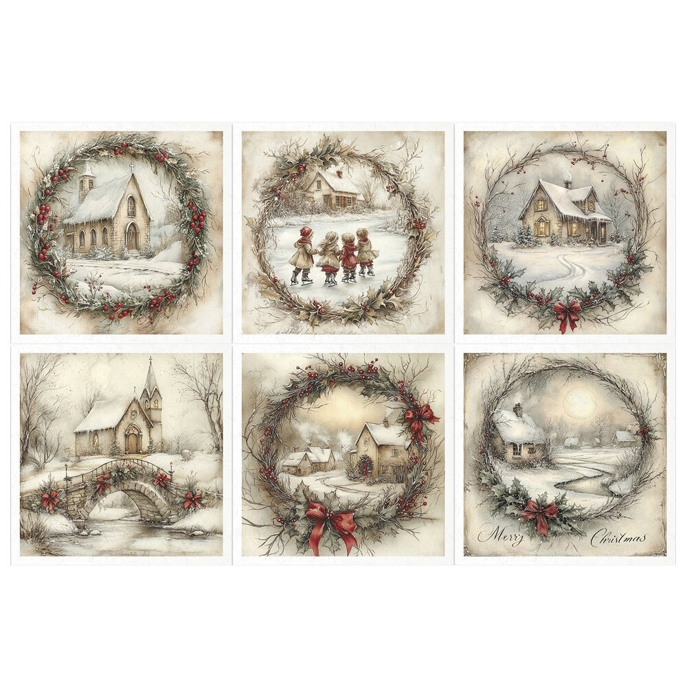 ITD Collection 6x6 Inch Rice Paper Set (RSM 186) - Paperpads.nl