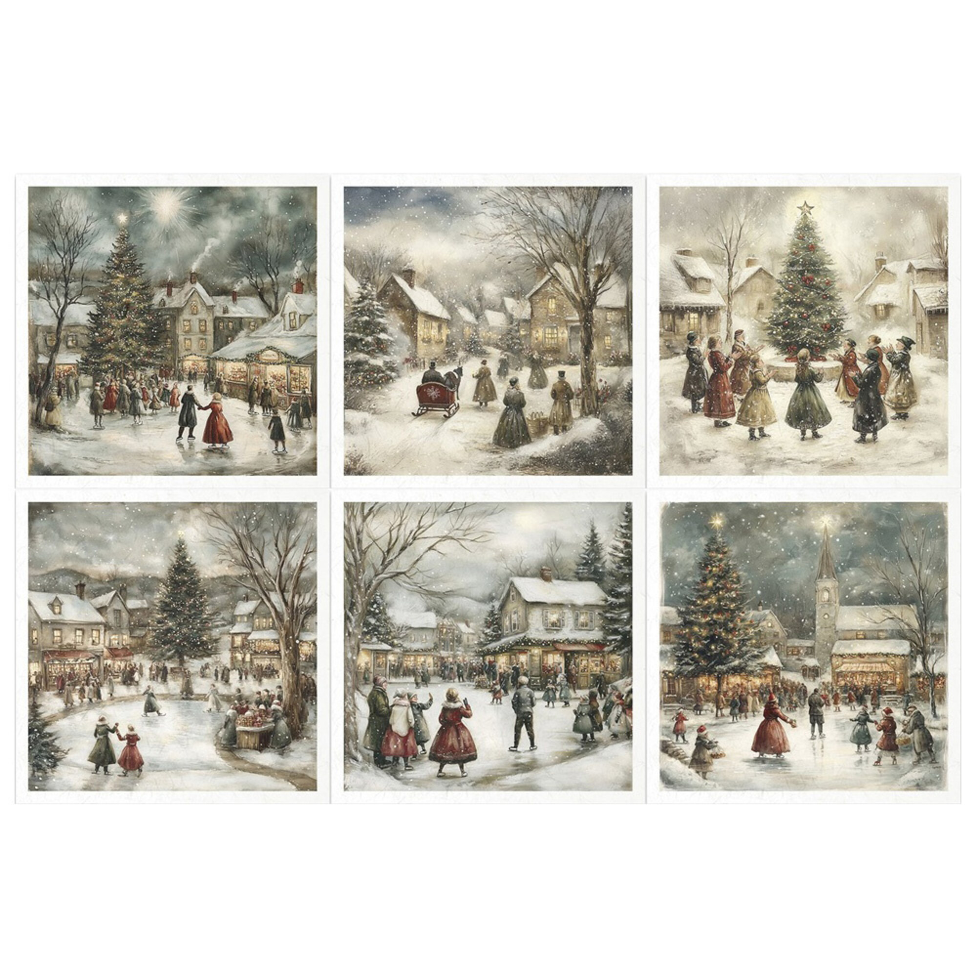 ITD Collection 6x6 Inch Rice Paper Set (RSM 191) - Paperpads.nl