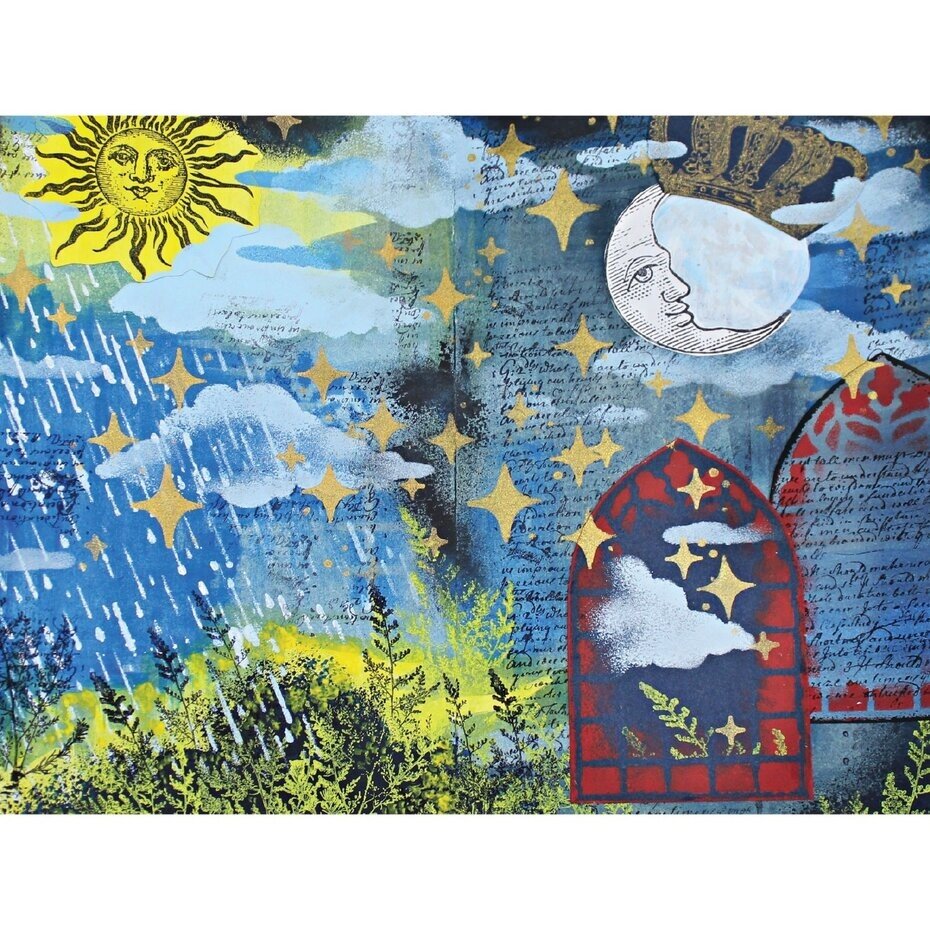 Sizzix Studio Mark Montano Stencil & Stamp Weather Wonder (666956 ...