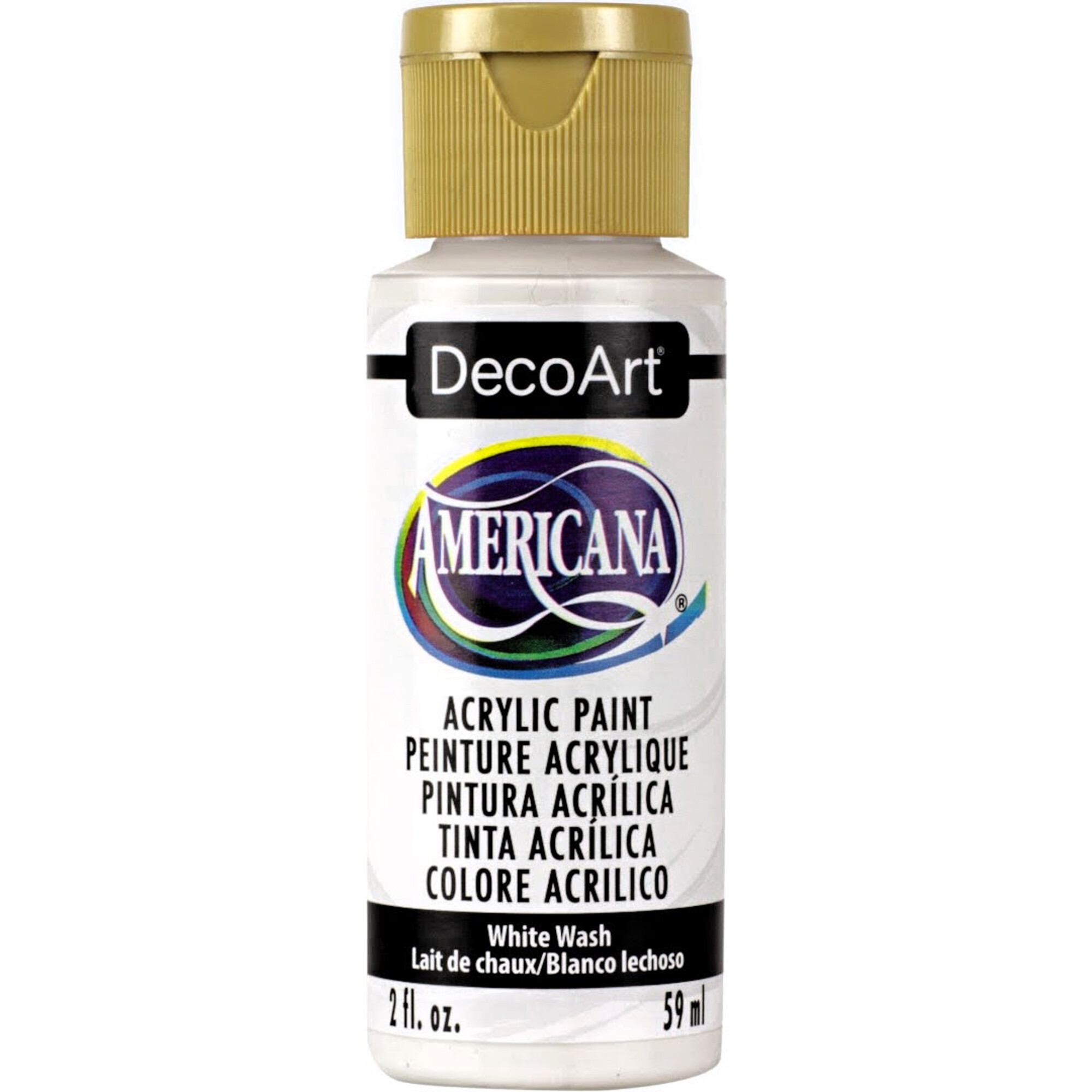 DecoArt Americana Acrylic Paint White Wash (DAO2) - Paperpads.nl