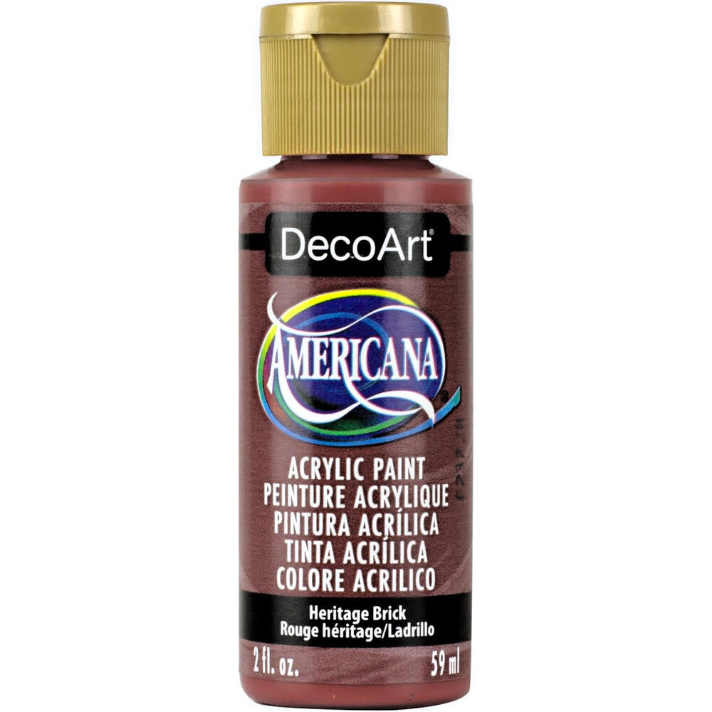 DecoArt Americana Acrylic Paint Heritage Brick (DA219) - Paperpads.nl