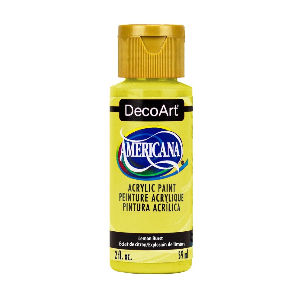 DecoArt Americana Acrylic Paint Lemon Burst - Paperpads.nl