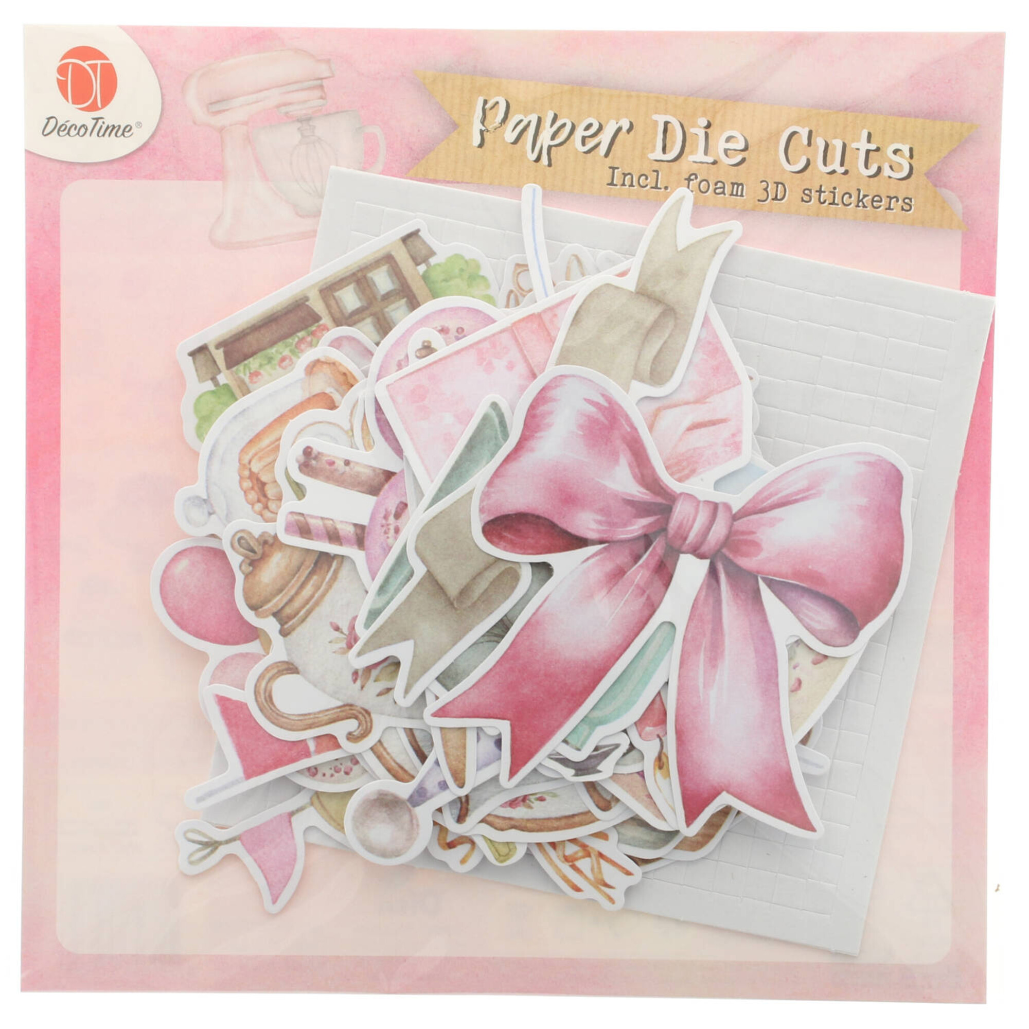 DécoTime Paper Die Cuts Birthday Bakings (3207644) - Paperpads.nl